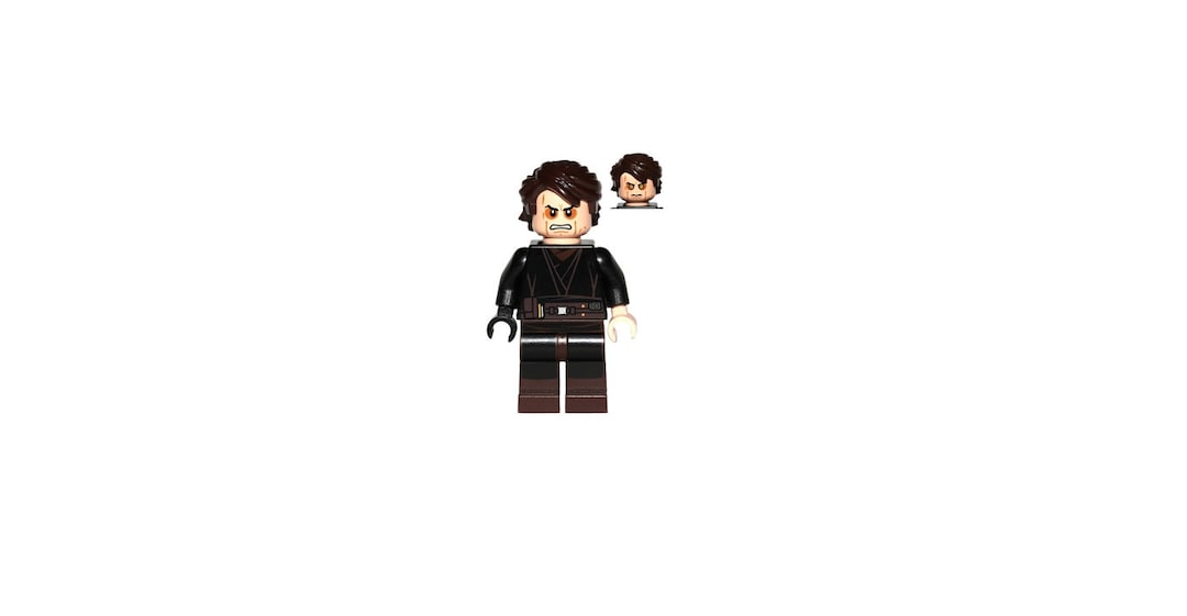 Lego Star Wars MINIFIGURE Anakin Skywalker Sith Face - Etsy