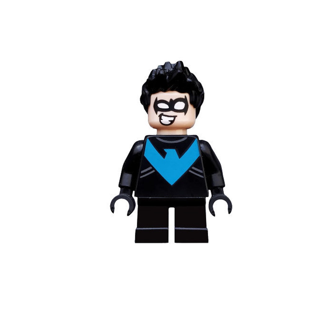 Lego MINIFIGURE Nightwing - Short Legs - Etsy