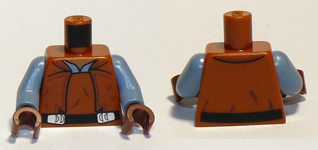 Lego Torso SW Captain Panaka Pattern / Sand Blue Arms / Reddish Brown ...
