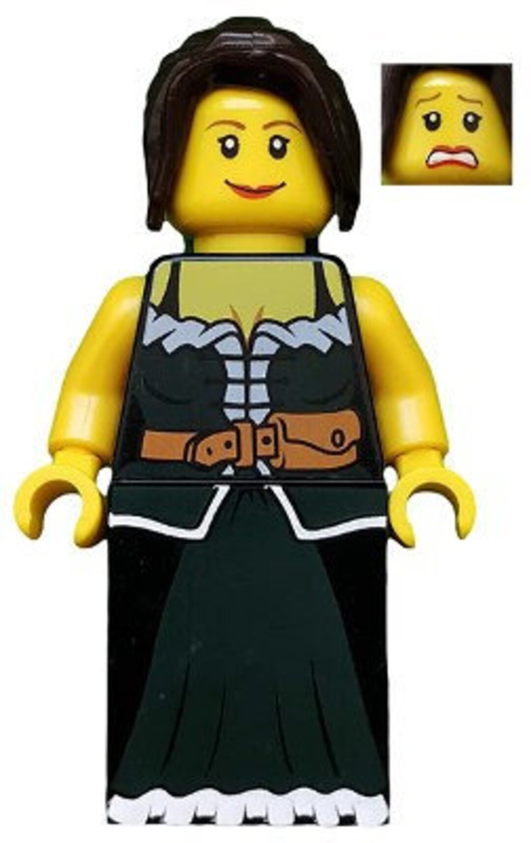 Lego MINIFIGURE Vintage Fantasy Era - Peasant Female - Innkeeper Tavern ...