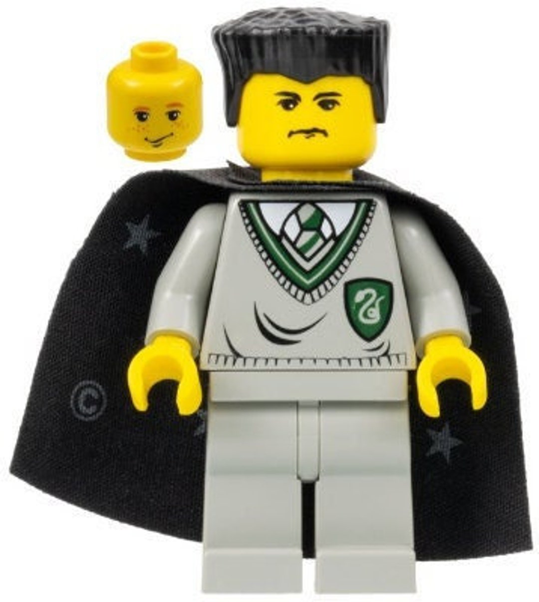 Lego MINIFIGURE Harry Potter Vincent Crabbe Gray Slytherin Sweater Legs ...