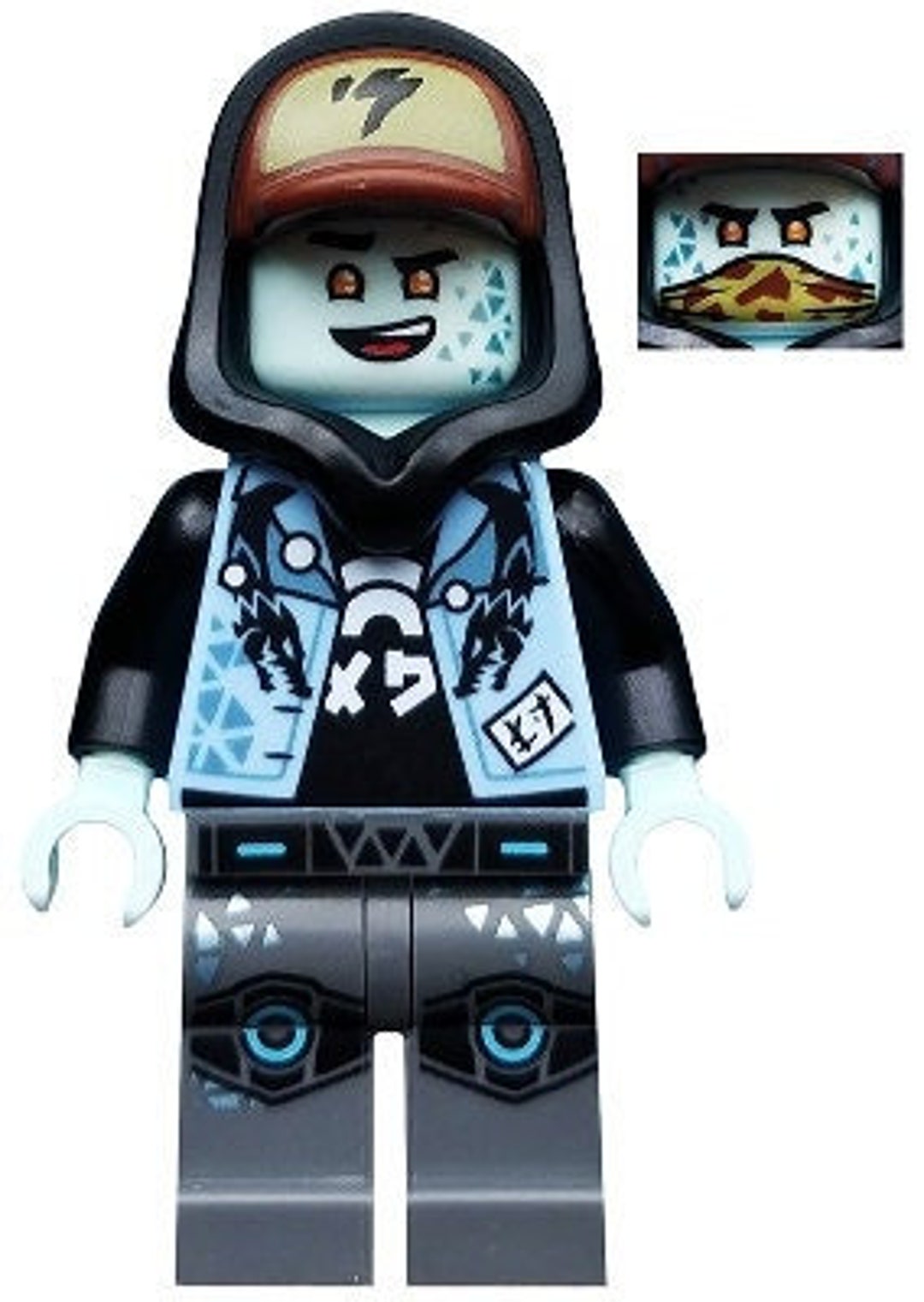 Lego MINIFIGURE Halloween Undead Scott the Rocking Out Ghost - Etsy