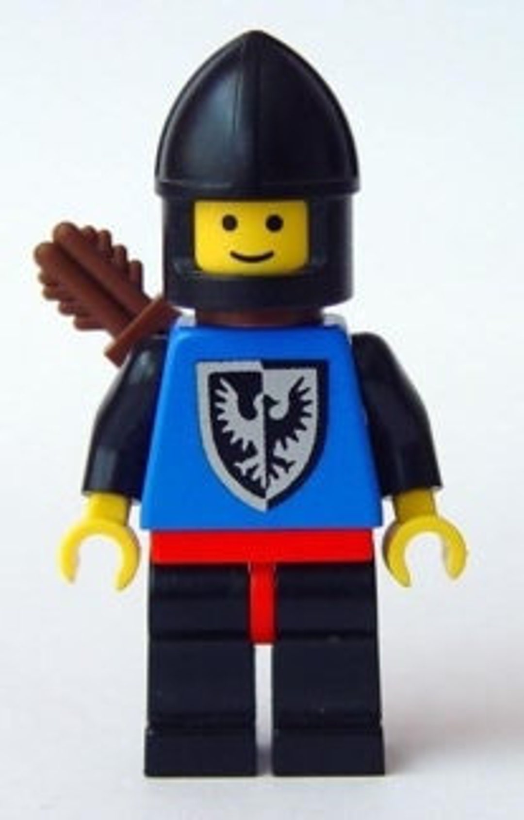 Lego MINIFIGURE Castle Black Falcon Black Legs With Red Hips, Black ...