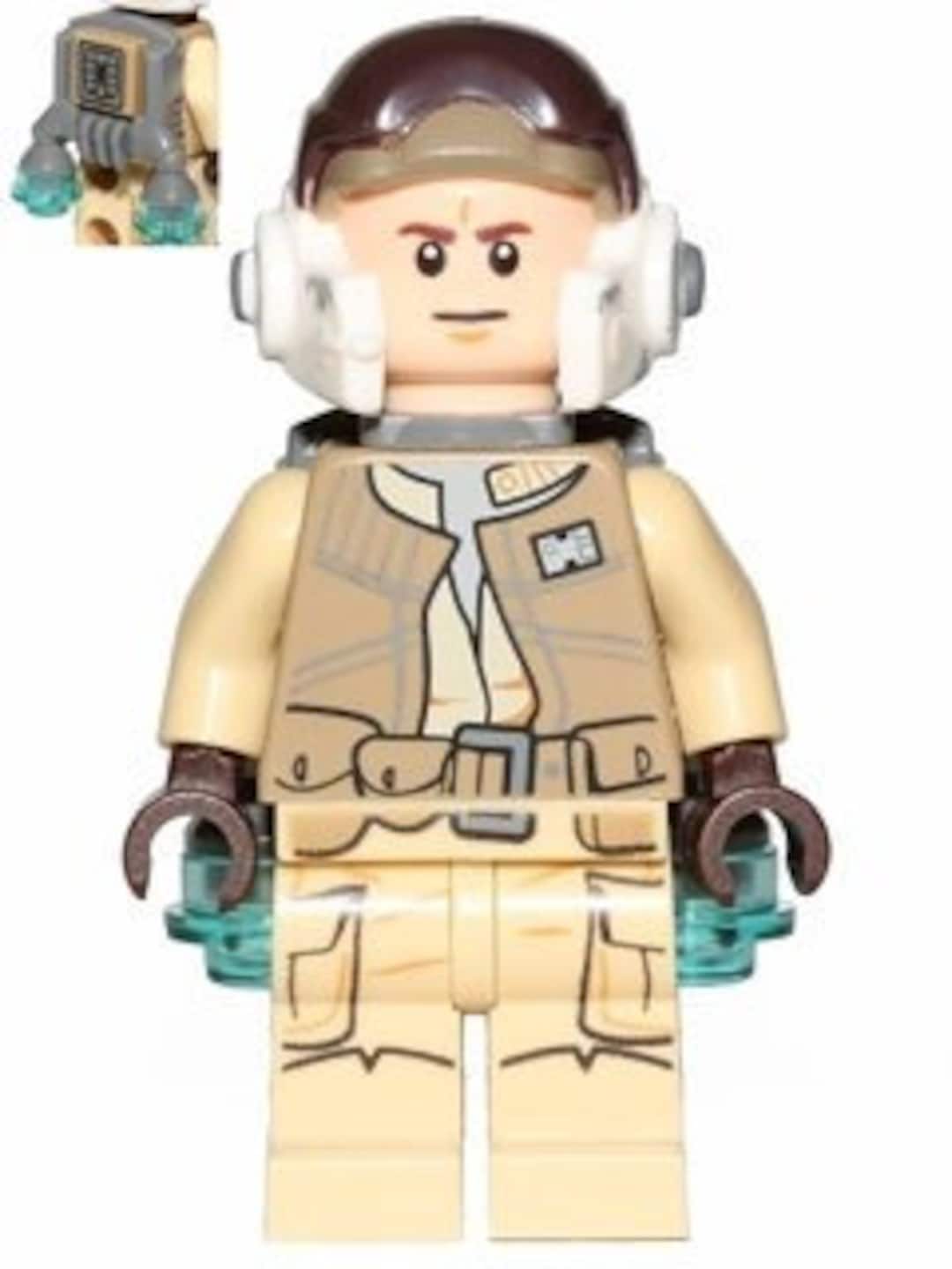 Lego Star Wars MINIFIGURE Rebel Trooper, Rebel Helmet, Jet Pack - Etsy