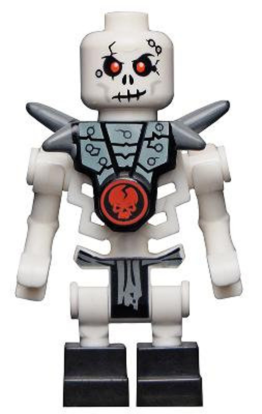 Lego MINIFIGURE Ninjago Skeleton Chopov (skulkin) - Black Armor ...