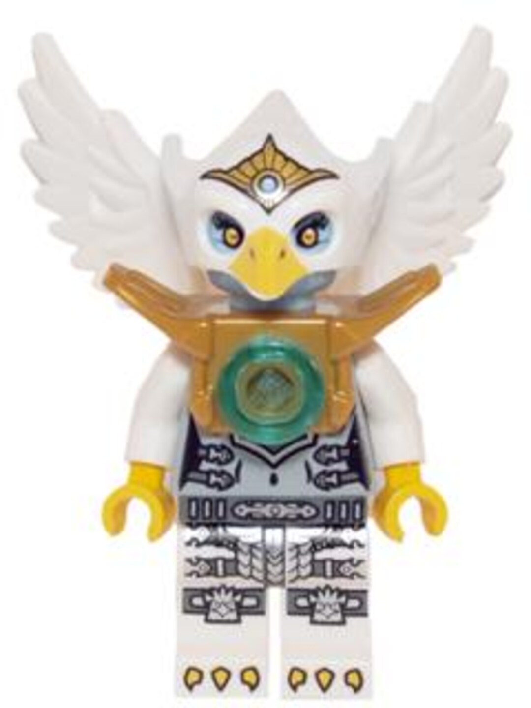 Vintage Lego MINIFIGURE Halloween LEGENDS of CHIMA Eris Silver Outfit ...
