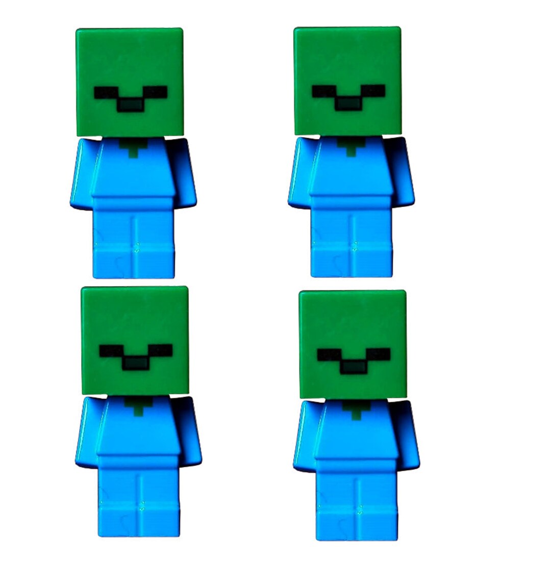 Lego Tiny! Small! MINIFIGURE Minecraft Halloween Army Builder Horde 4x ...