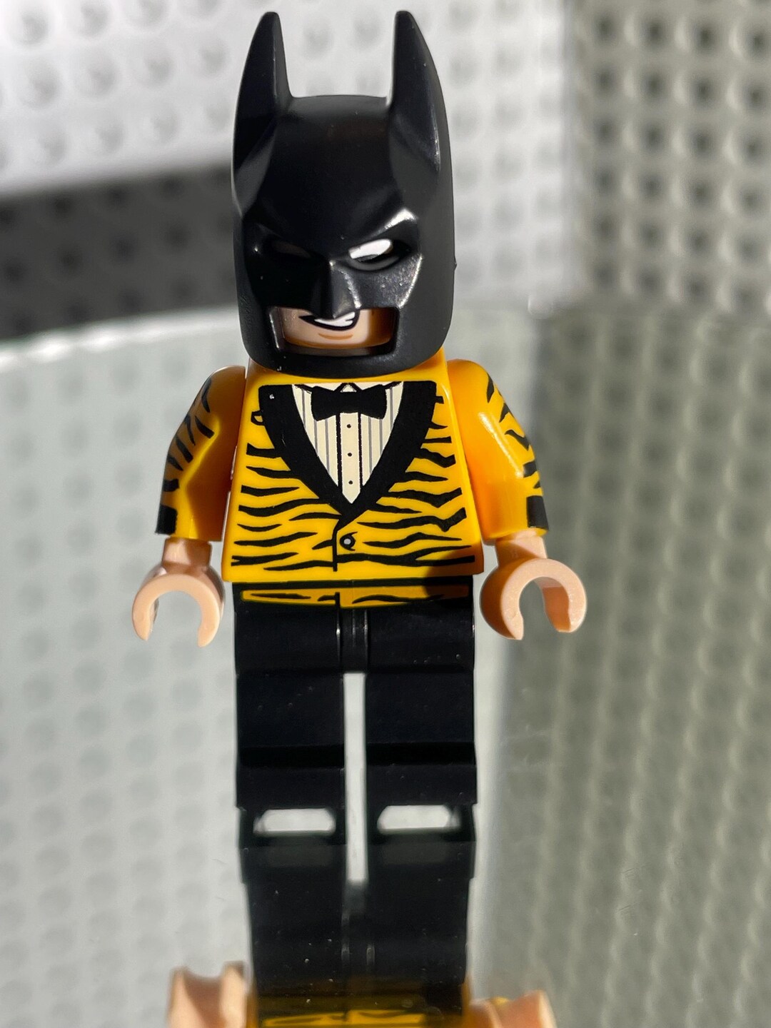 Lego MINIFIGURE Batman, Tiger Tuxedo Batman - Etsy