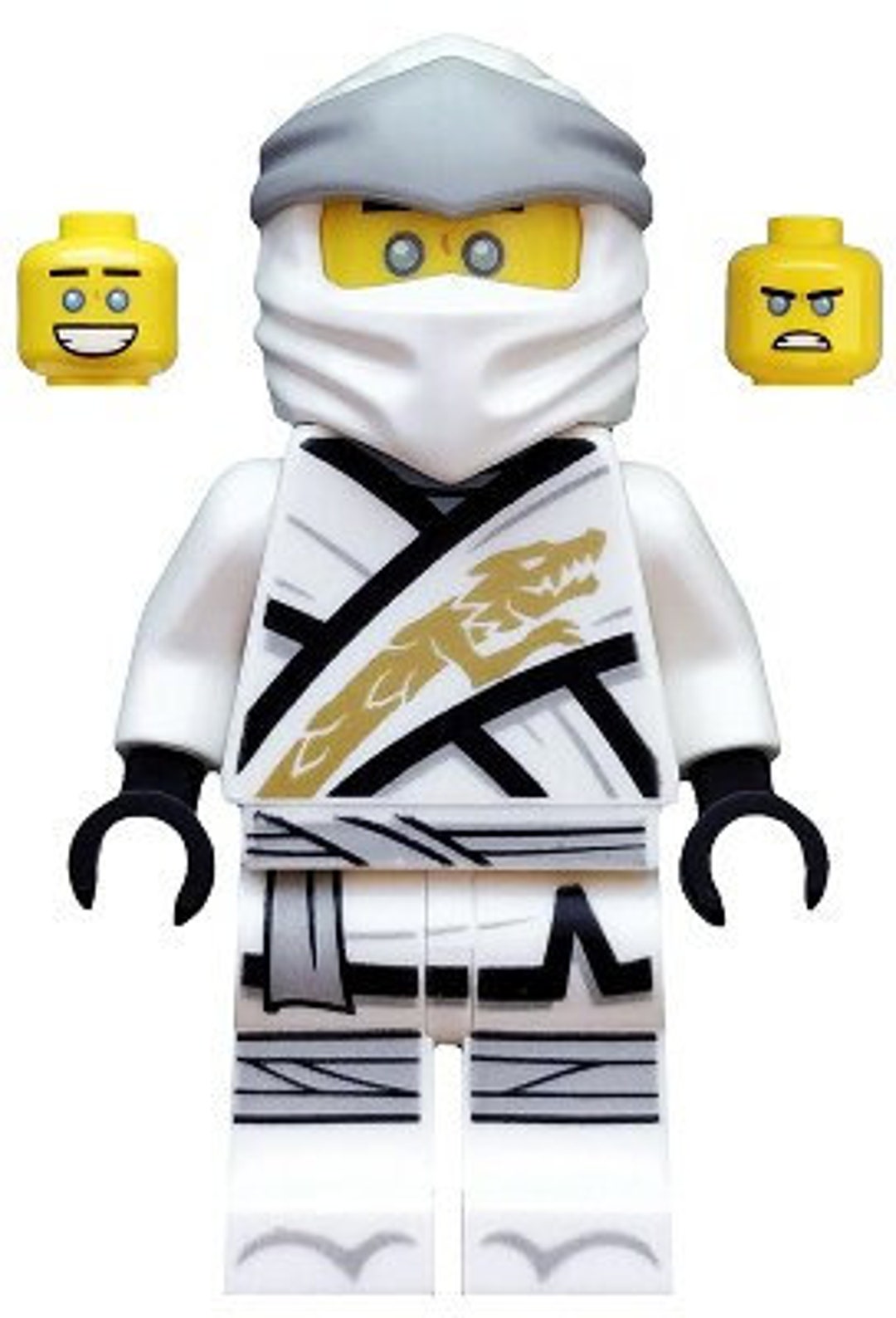 Lego MINIFIGURE Ninjago Zane - Legacy - Etsy