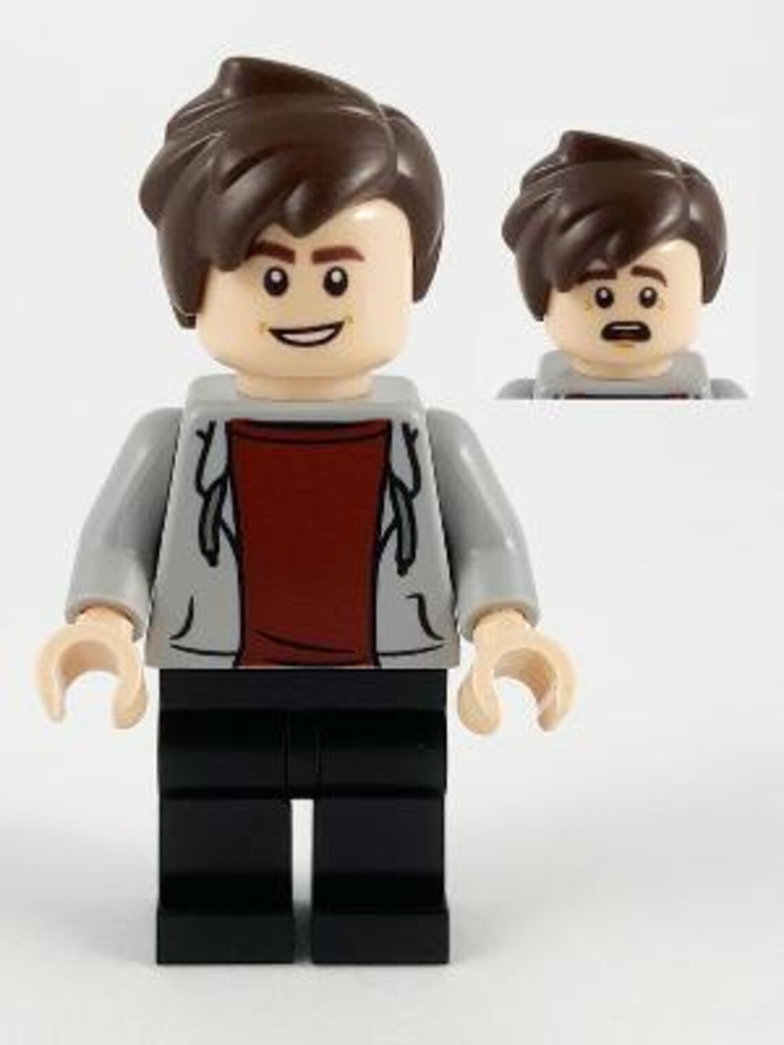 Lego MINIFIGURE Jurassic World Zach Mitchell - Open Mouth Smile ...
