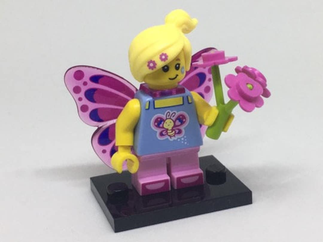 Lego MINIFIGURE Magical Fairy Butterfly Girl, Series 17 complete Set ...