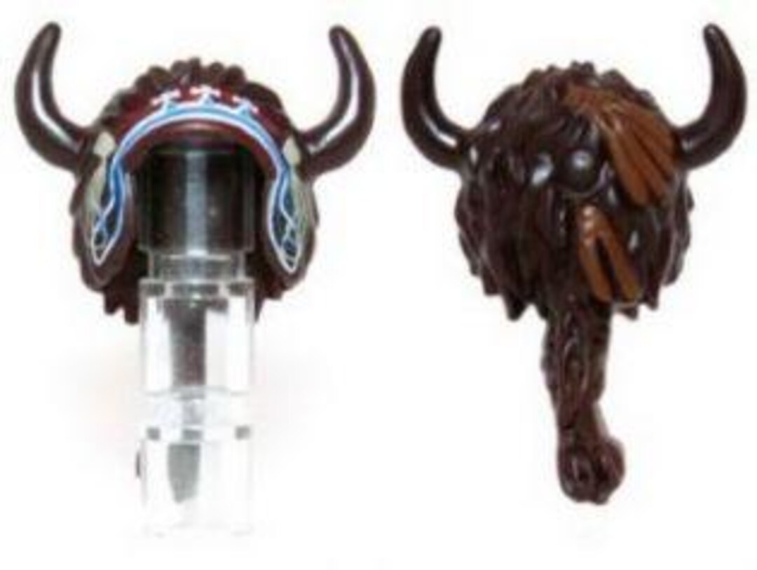 Lego Minifigure, Headgear Headdress Indian Horned With Long Braided ...