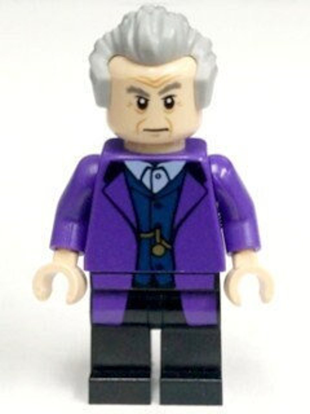Lego MINIFIGURE the Doctor Dr Who the Twelfth Doctor, Purple Coat - Etsy