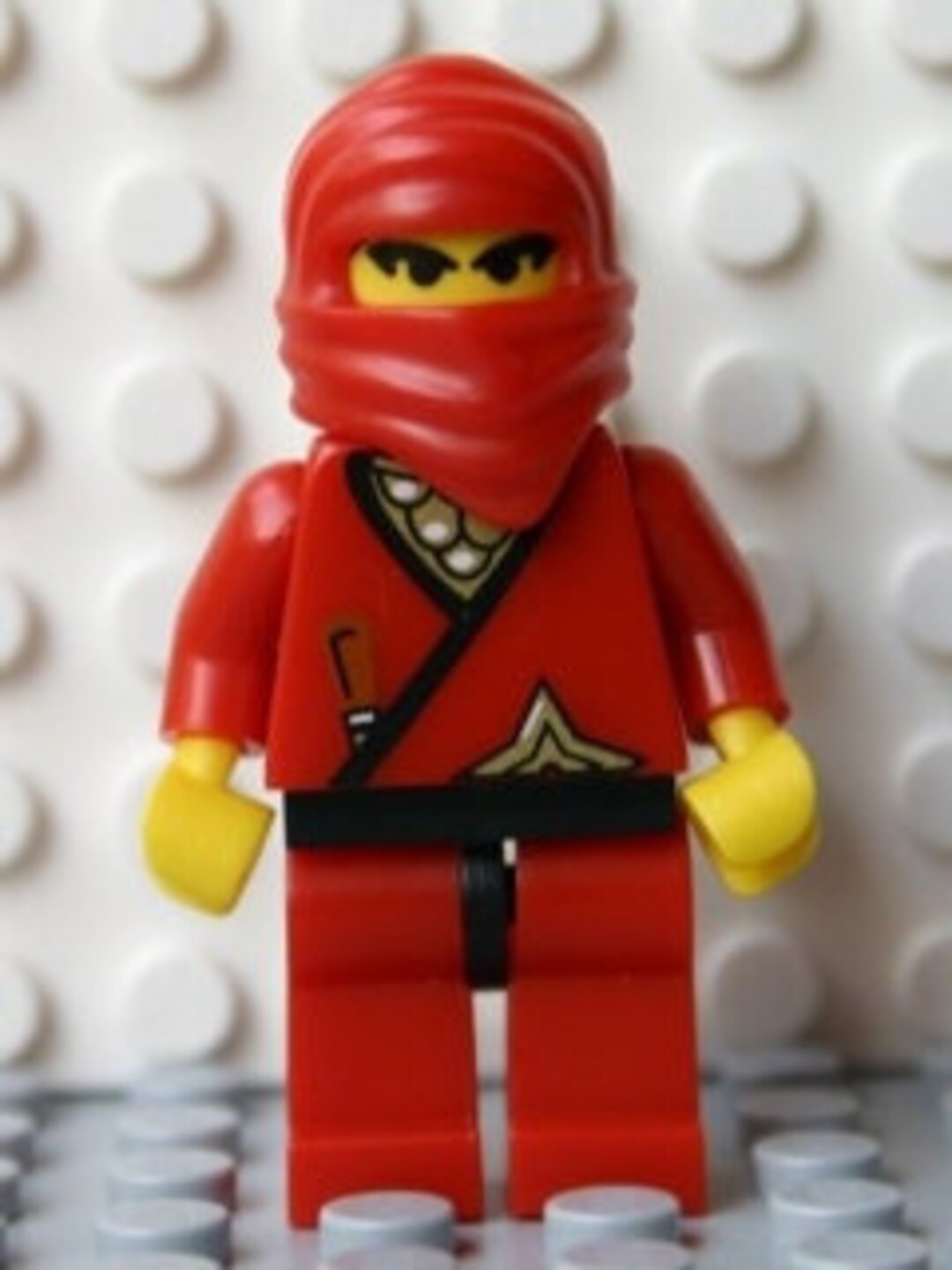 Lego MINIFIGURE Ninjago Ninja Red - Etsy