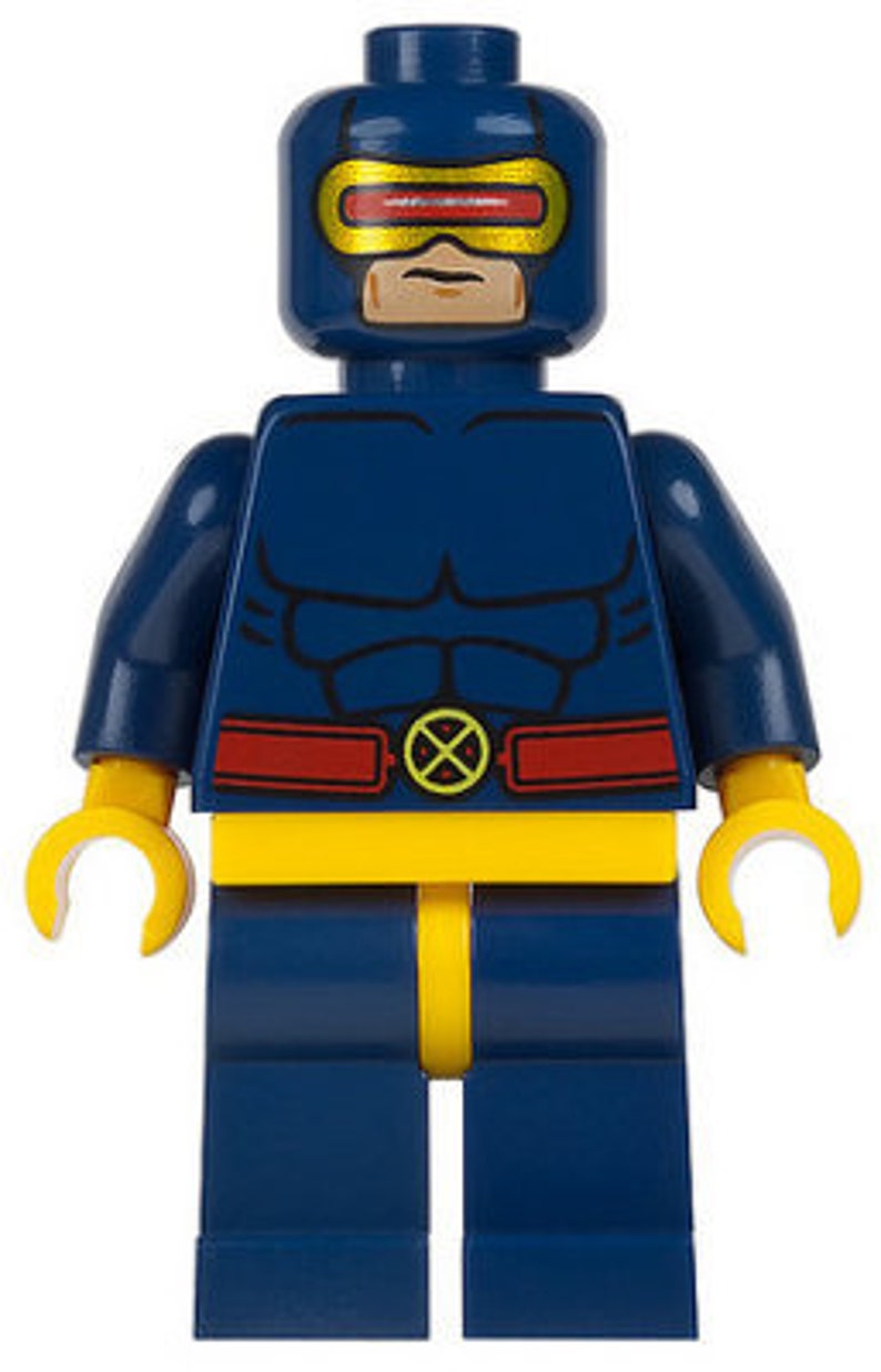 Lego MINIFIGURE X-men Super Hero Cyclops - Etsy