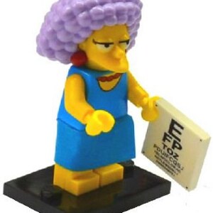 Lego MINIFIGURE Selma From the Simpson Selma, the Simpsons, Series 2 ...