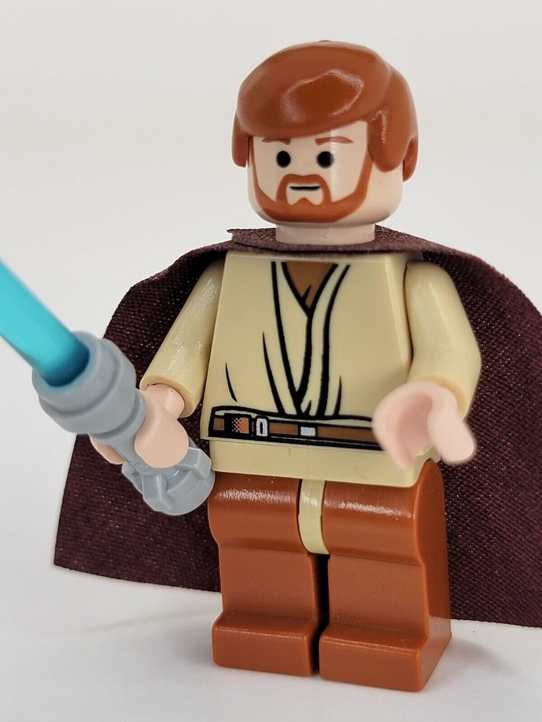 Lego Star Wars MINIFIGURE Obi-wan Kenobi (dark Orange Legs) /w Saber - Etsy