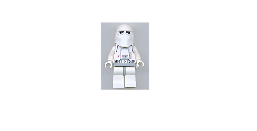 Lego Star Wars Hoth Snow MINIFIGURE Snowtrooper Light Gray - Etsy