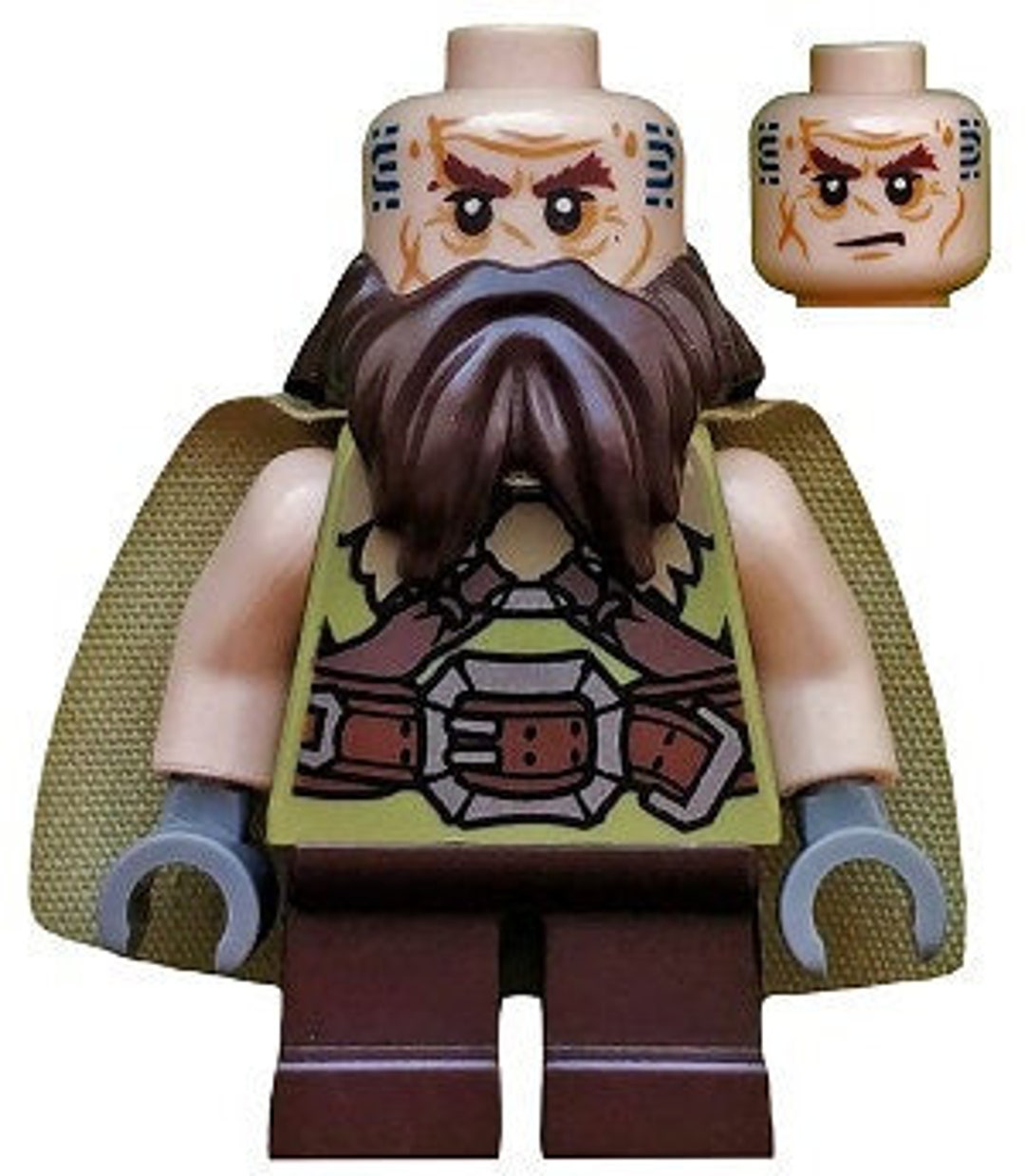 Lego MINIFIGURE Hobbit Lord of the Rings - Dwalin the Dwarf - Etsy