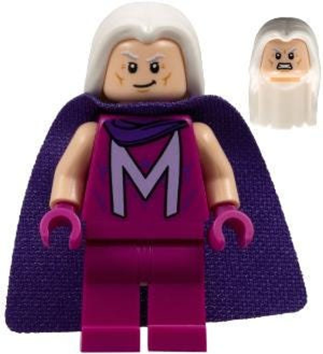 Lego MINIFIGURE X-men Magneto Magenta Outfit - Etsy