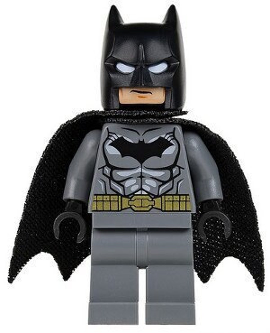 Lego MINIFIGURE Super Hero MINIFIGURE Batman Traje gris azulado oscuro ...