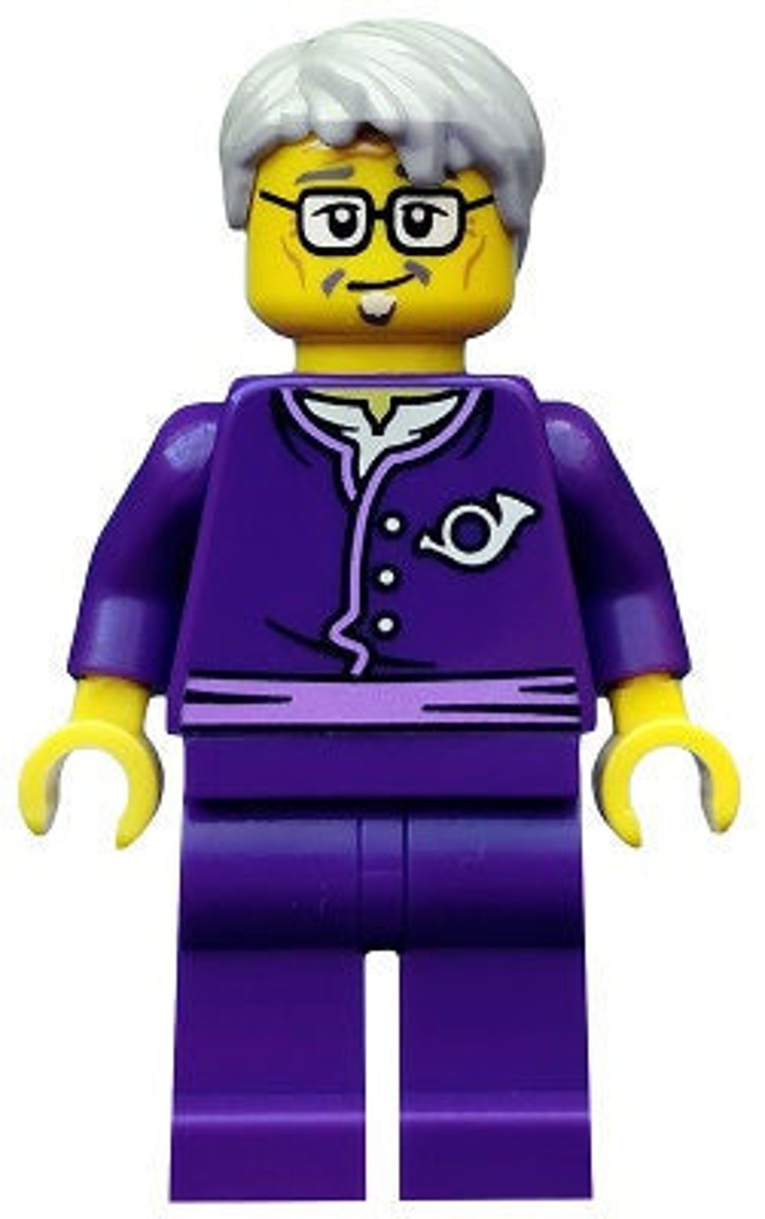 Lego MINIFIGURE Chef City Postman in Purple From Temple of Airjitzu ...