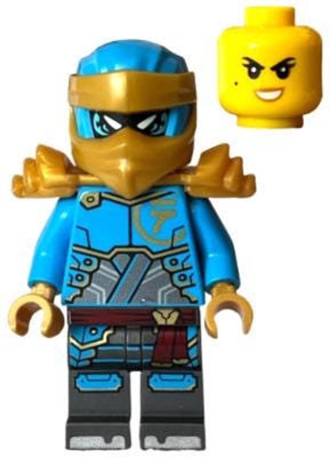 Lego MINIFIGURE Ninjago Nya - Dragons Rising, Head Wrap, Shoulder Armor ...