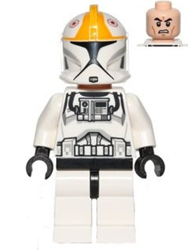 Lego Star Wars MINIFIGURE Imperial Republic Gunship Clone Trooper Pilot ...