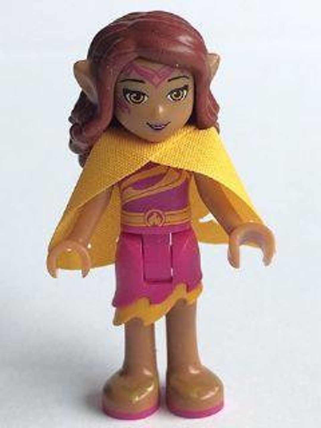 Lego MINIFIGURE Friends Elf Azari Firedancer Magenta With Cape - Etsy