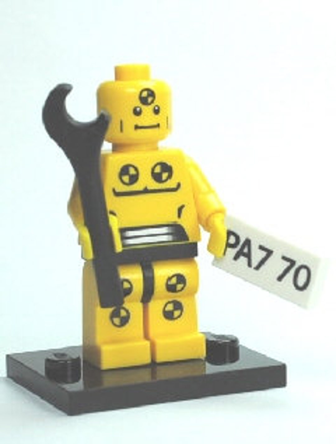 Lego MINIFIGURE Demolition Dummy - Etsy