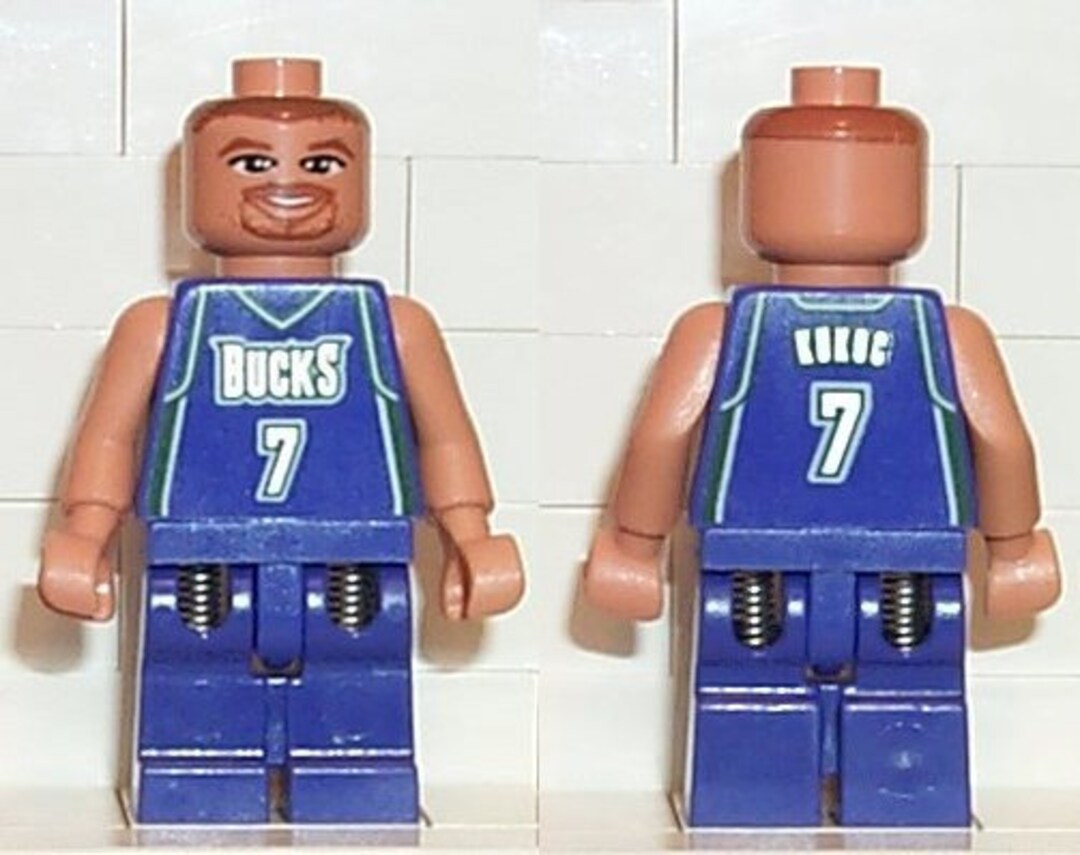 Lego NBA Shaquille NBA Toni Kukoc, Milwaukee Bucks #7 - Etsy
