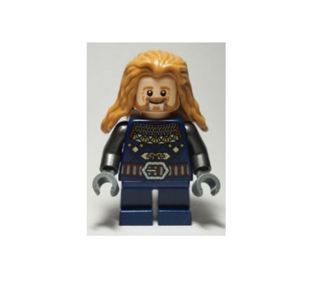 Lego MINIFIGURE Hobbit Fili the Dwarf - Dark Blue Outfit - Etsy