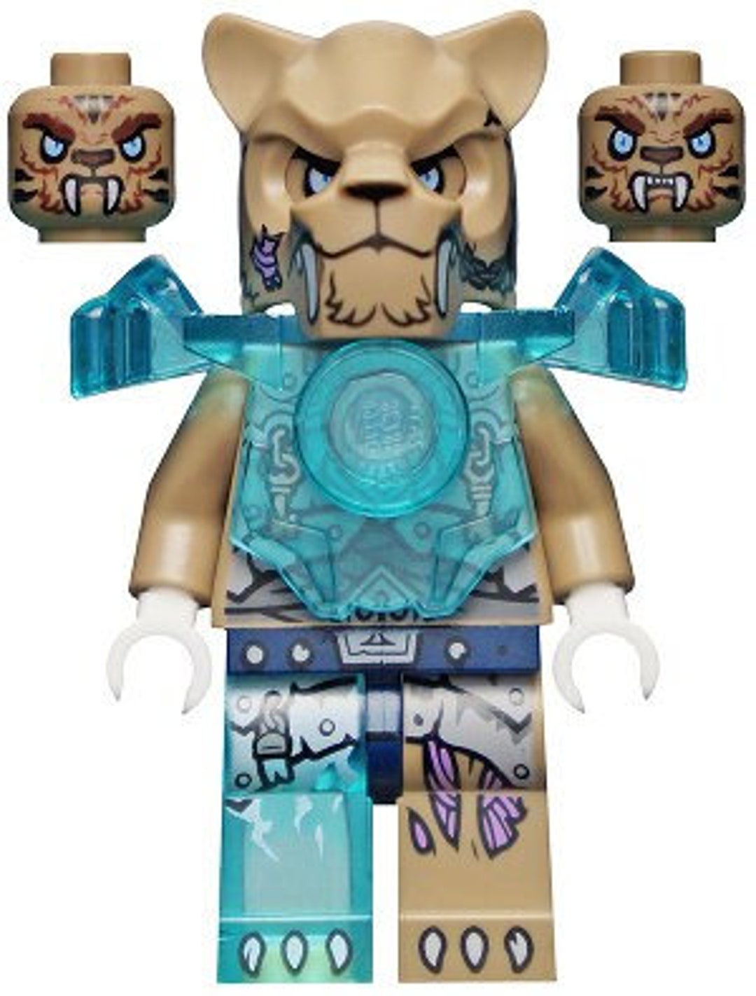 Vintage Lego MINIFIGURE Evil Strainor - Heavy Armor Saber-toothed Tiger ...