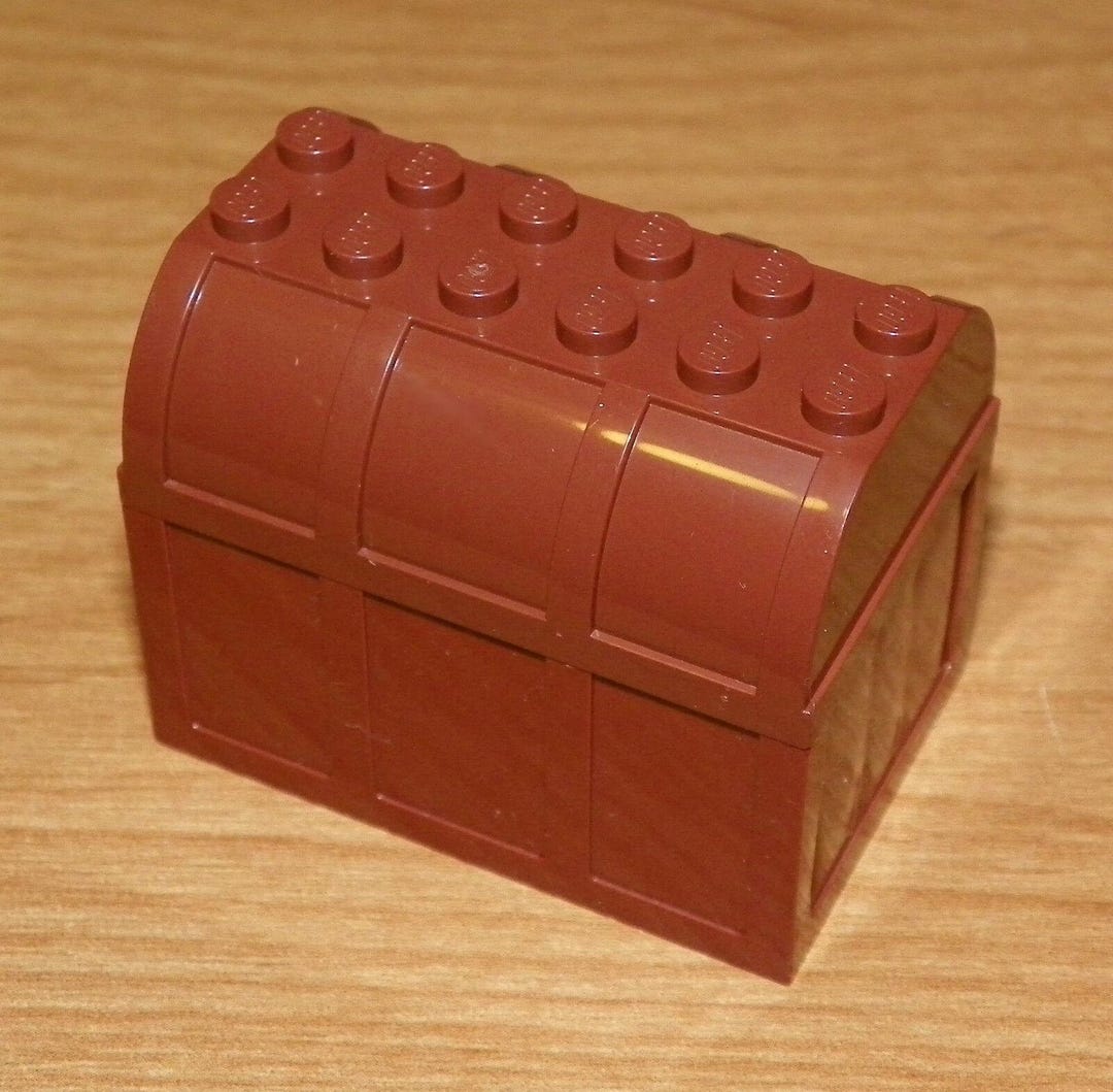 LEGO Minifig, Utensil - Container, Large Trunk 4 X 6 X 2 - Brown - Etsy