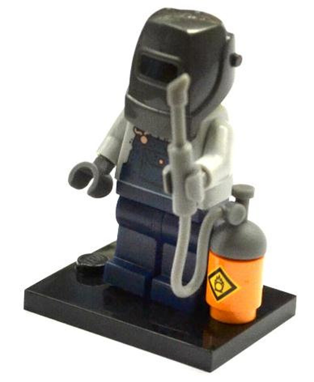 Lego MINIFIGURE Welder /w Gear - Etsy