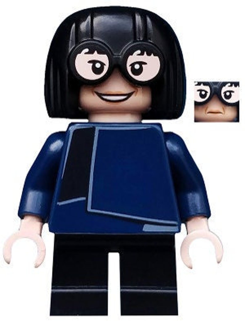LEGO Minifigure Edna Mode Incredibles Designer - Etsy