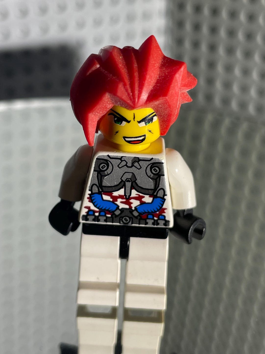 Lego MINIFIGURE Exo-force Ha-ya-to Space Ninja Police Smirk Double ...