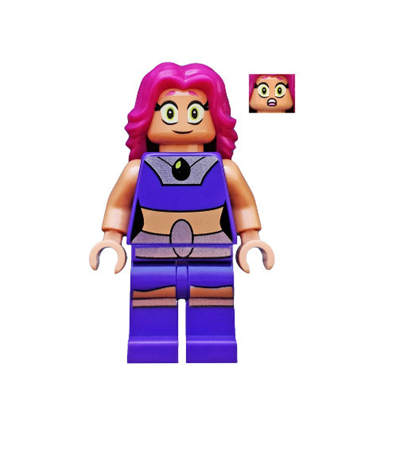 Lego MINIFIGURE Starfire - Teen Titans Go! Cat Girl Anime Waifus - Etsy
