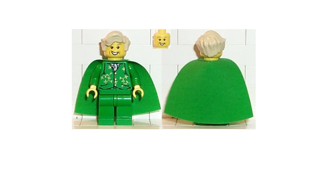 Lego MINIFIGURE Professor Gilderoy Lockhart, Green Torso and Legs - Etsy