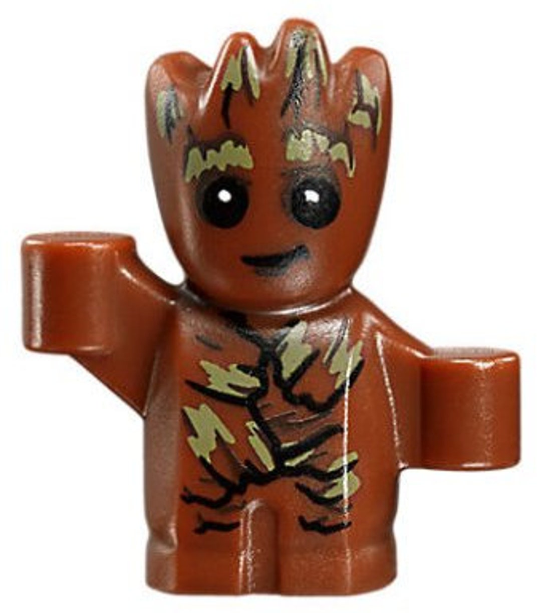 Lego MINIFIGURE - Tiny Small - Marvel Groot - Baby - Etsy