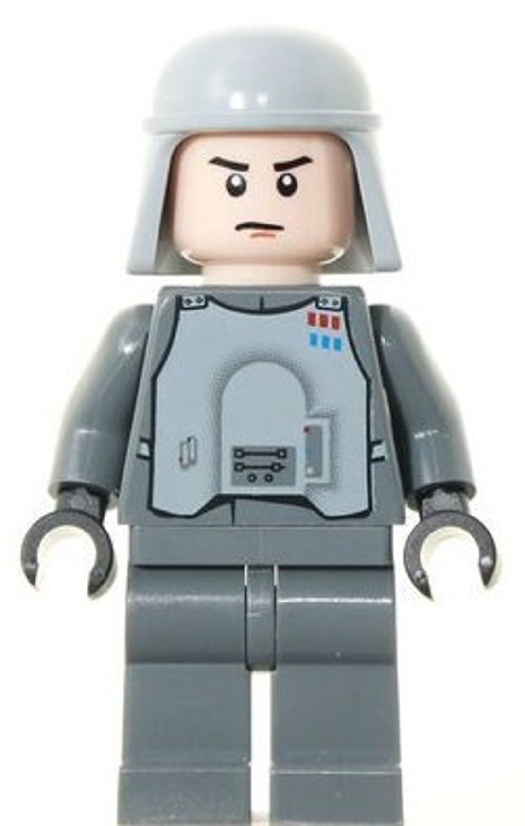 Lego Star Wars MINIFIGURE General Maximillian Veers - Light Bluish Gray ...