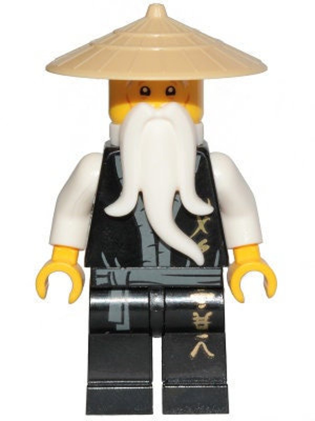 Lego MINIFIGURE Ninjago Wu Sensei - Legacy, Black Robe - Etsy
