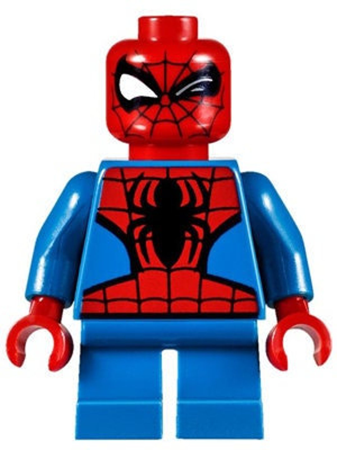 Lego Star Wars MINIFIGURE Spider-man - Short Legs, Winking - Etsy