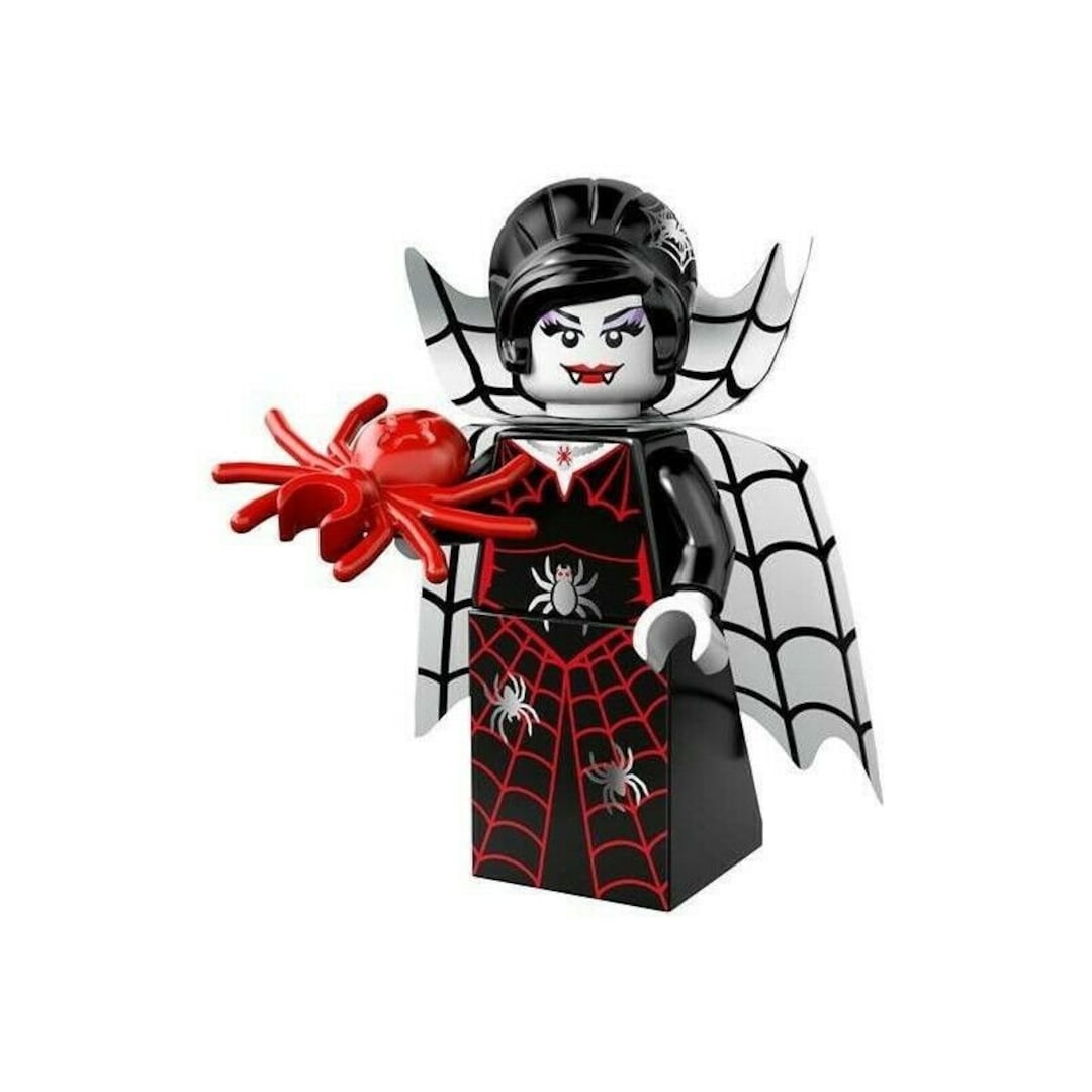 Lego MINIFIGURE Halloween SPIDER LADY Zombie Monster - Etsy