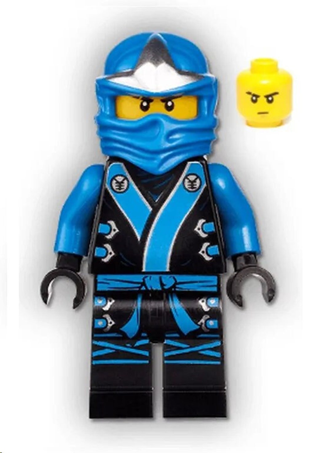 Lego MINIFIGURE Ninjago Jay - the Final Battle, W/ Two Ninja Swords ...