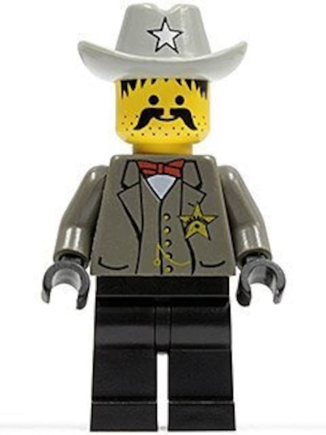 Lego MINIFIGURE Sheriff Law Man Cow Boy - Etsy