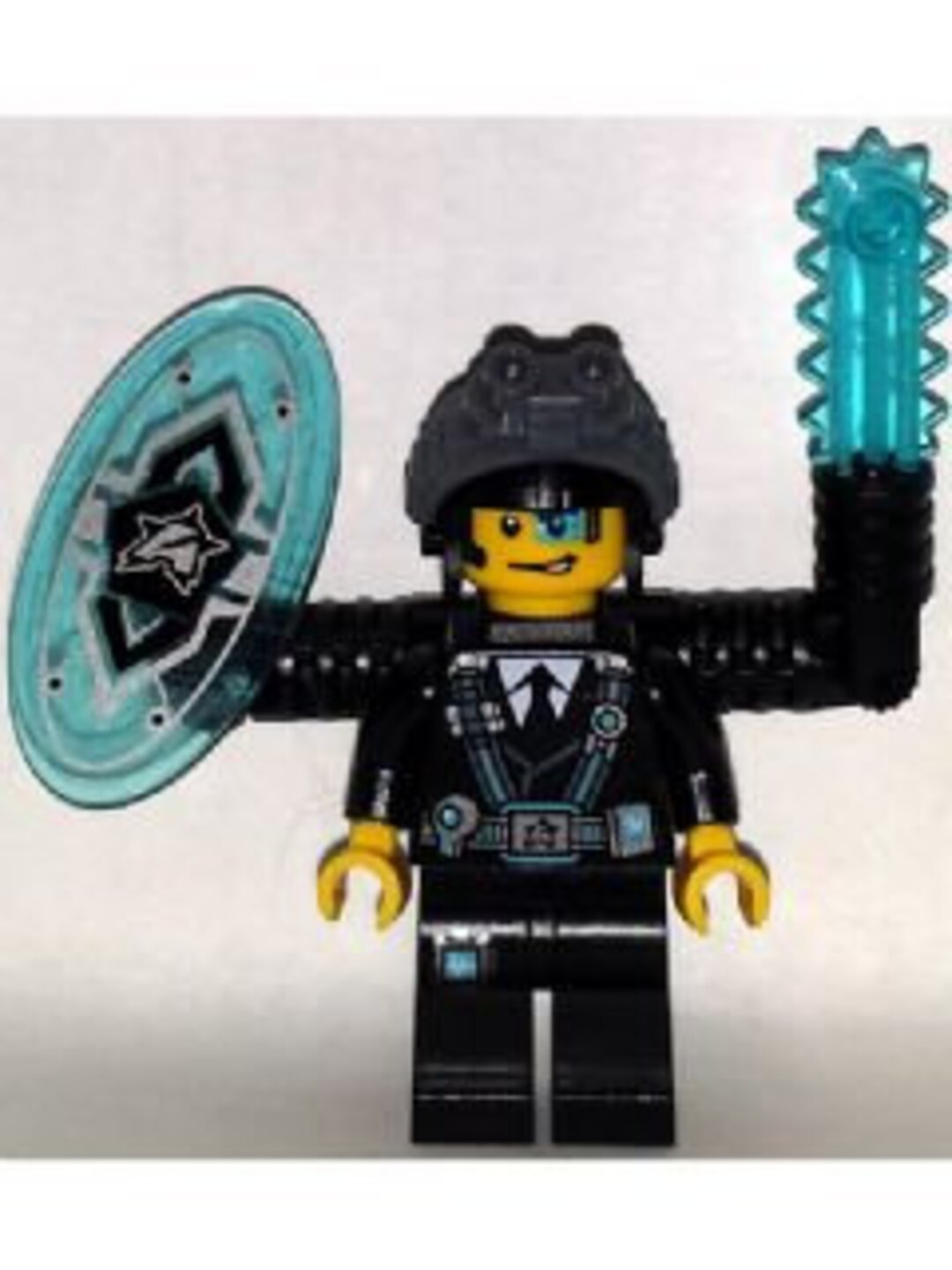 Lego MINIFIGURE Ultra Agent Curtis Bolt Complete - Sticker on Shield - Etsy