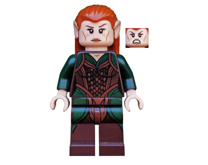 Lego MINIFIGURE Elf Princess Female Hobbit Lord of the Rings - Tauriel ...