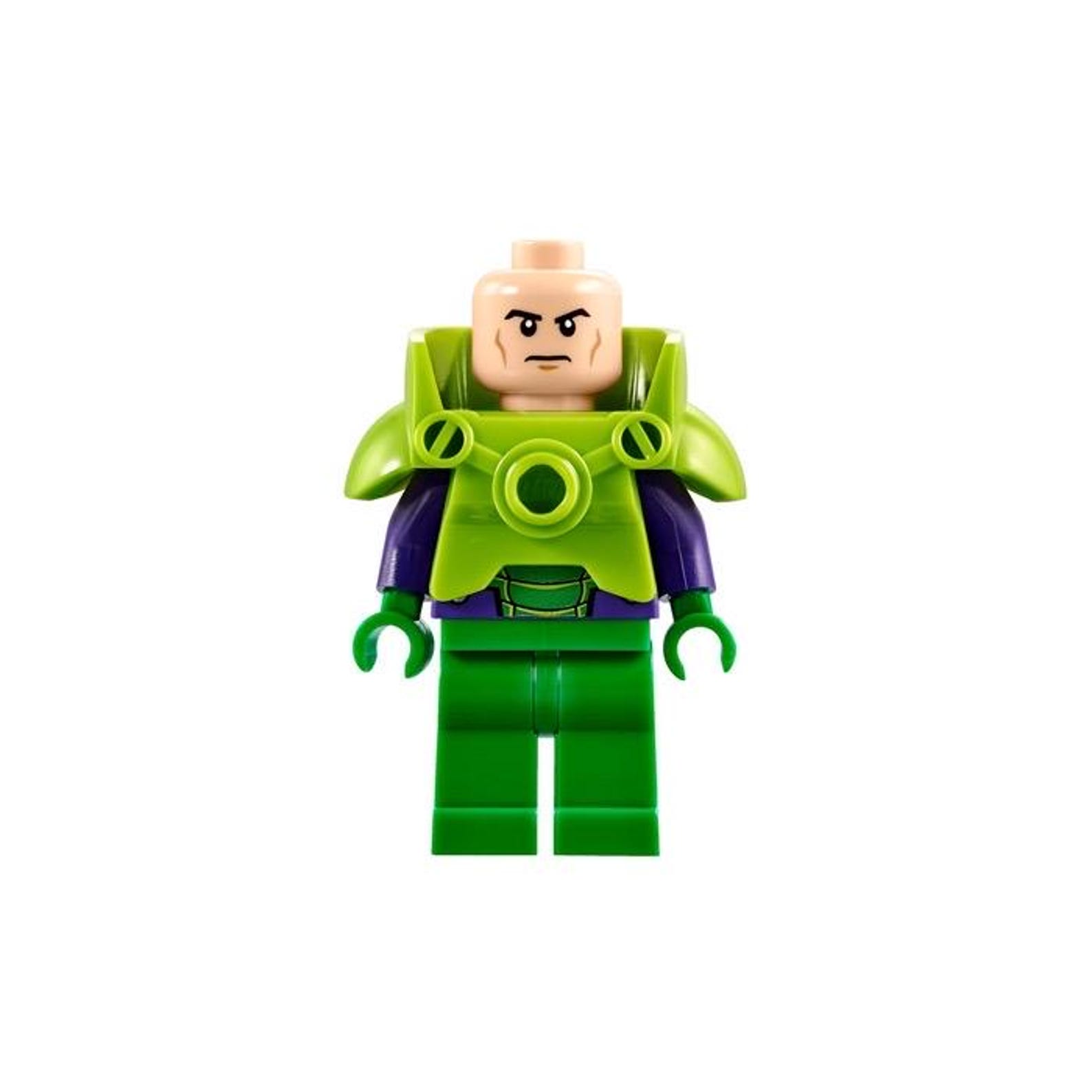 Lego MINIFIGURE Lex Luthor - Battle Armor, Green Legs - Etsy