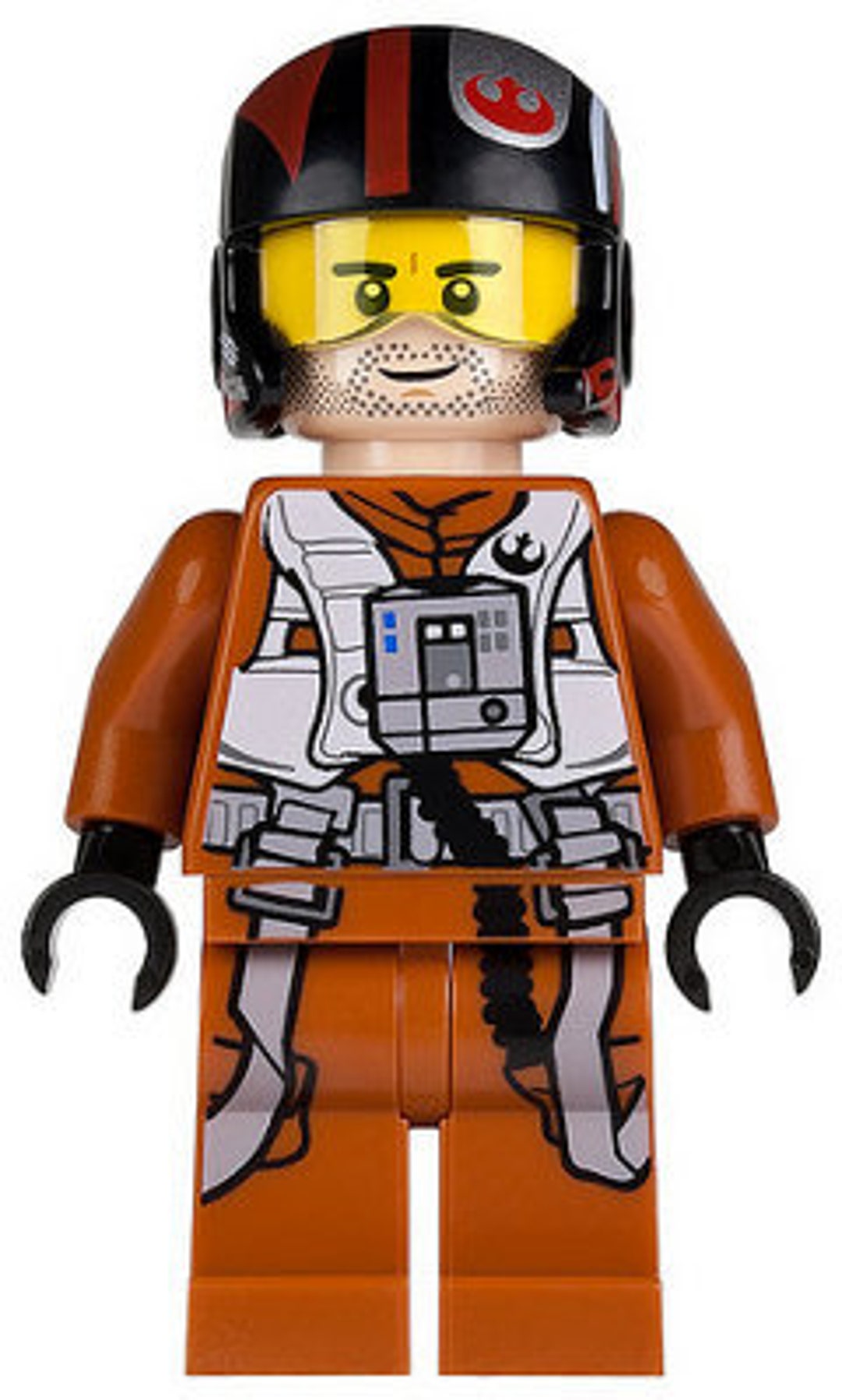 Lego Star Wars MINIFIGURE Poe Dameron (pilot Jumpsuit, Helmet) - Etsy